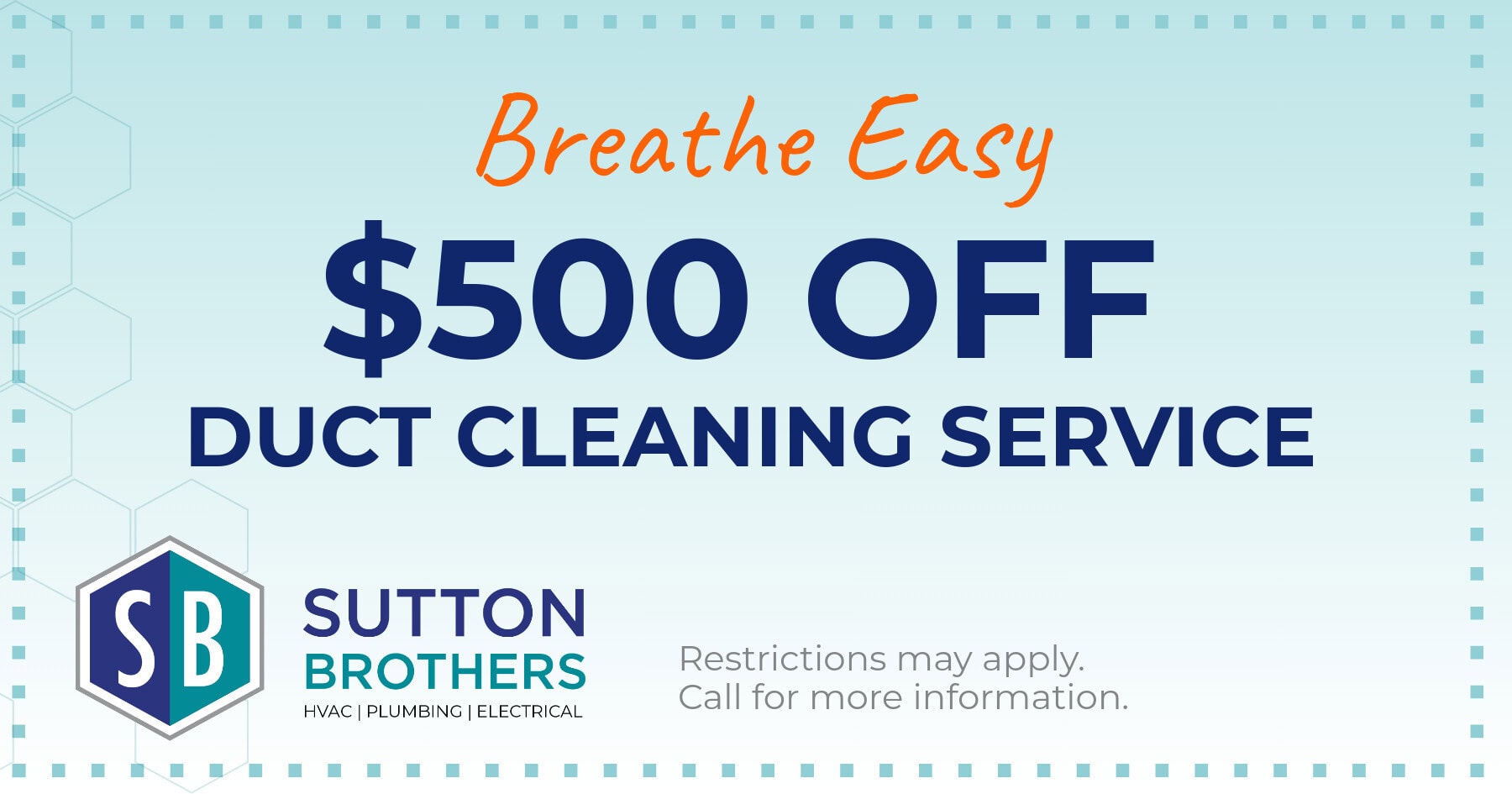 Promotions | HVAC, Plumbing, Electrical Offers & Savings